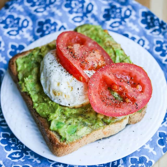 Smashed Avocado Tomato Toast with Egg - FoodShare South Carolina